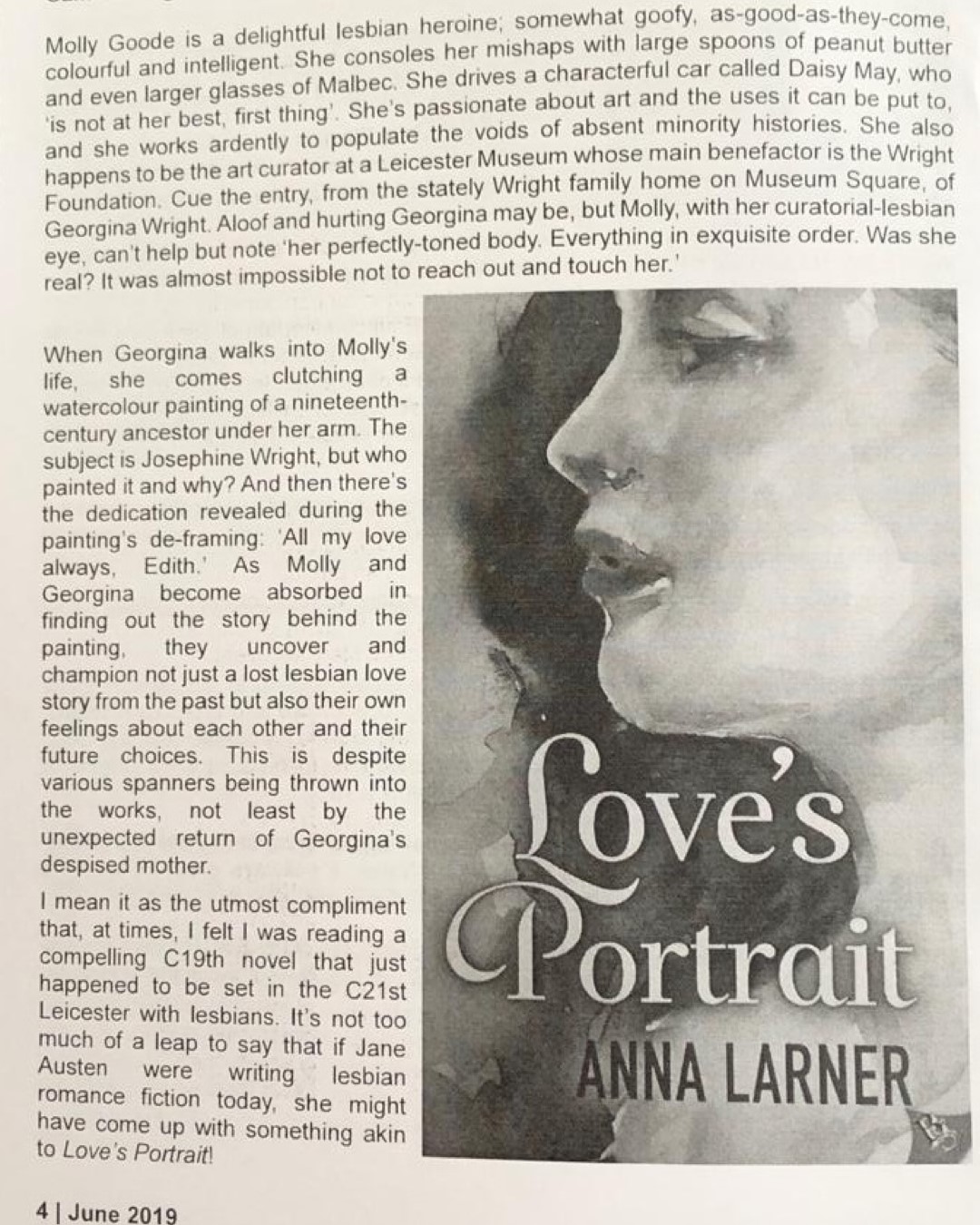 Slow-Burn Lesbian Romance | Love’s Portrait – anna larner